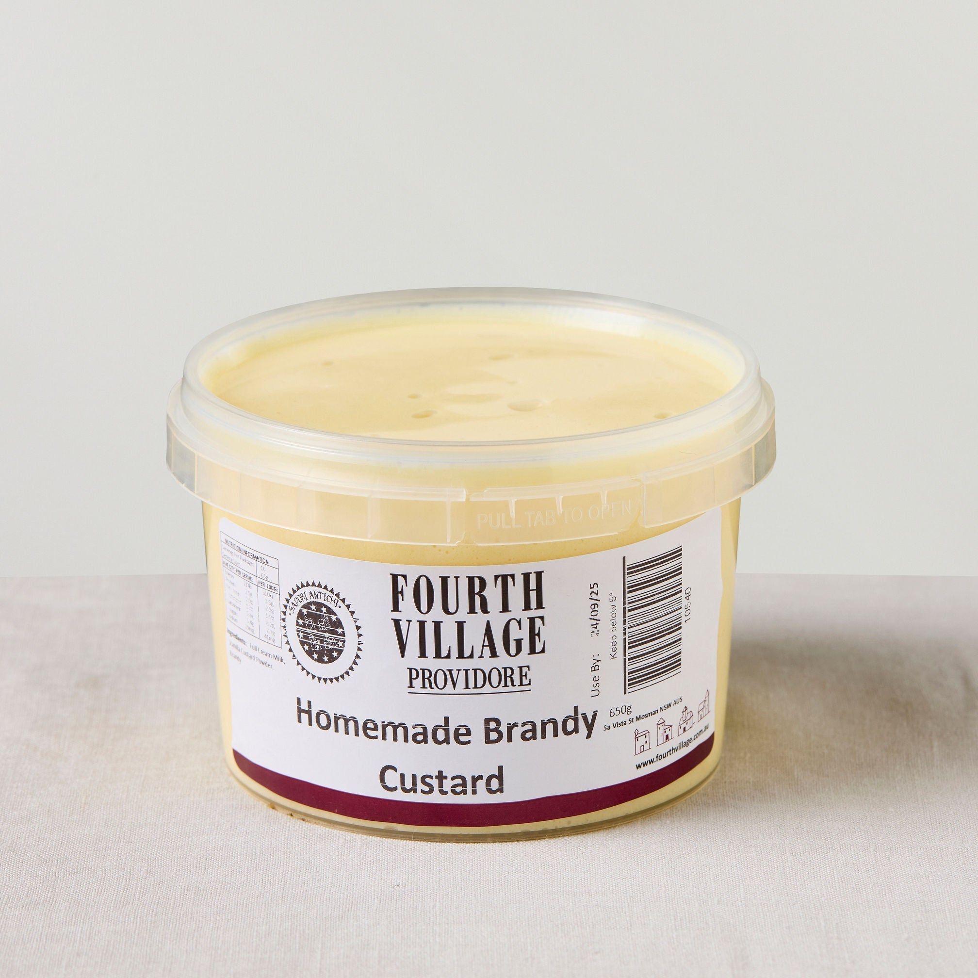 Homemade Brandy Custard – Fourth Village